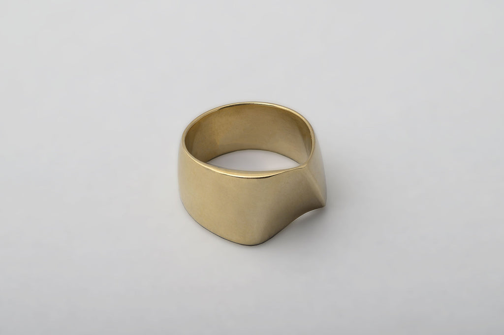 Canyon Ring | 14k Yellow Gold – Orii Design
